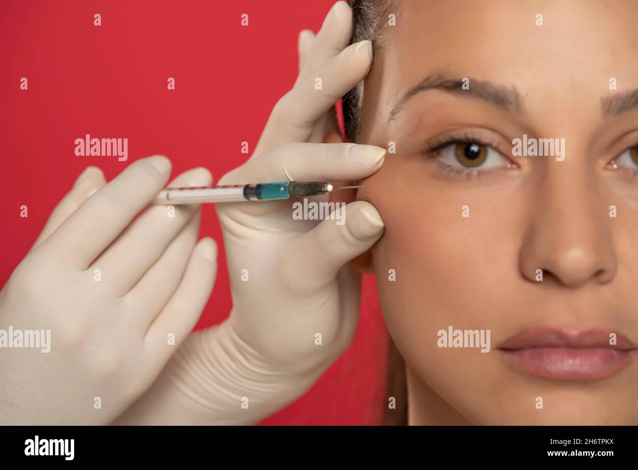 Collagen model hi-res stock photography and images - Alamy