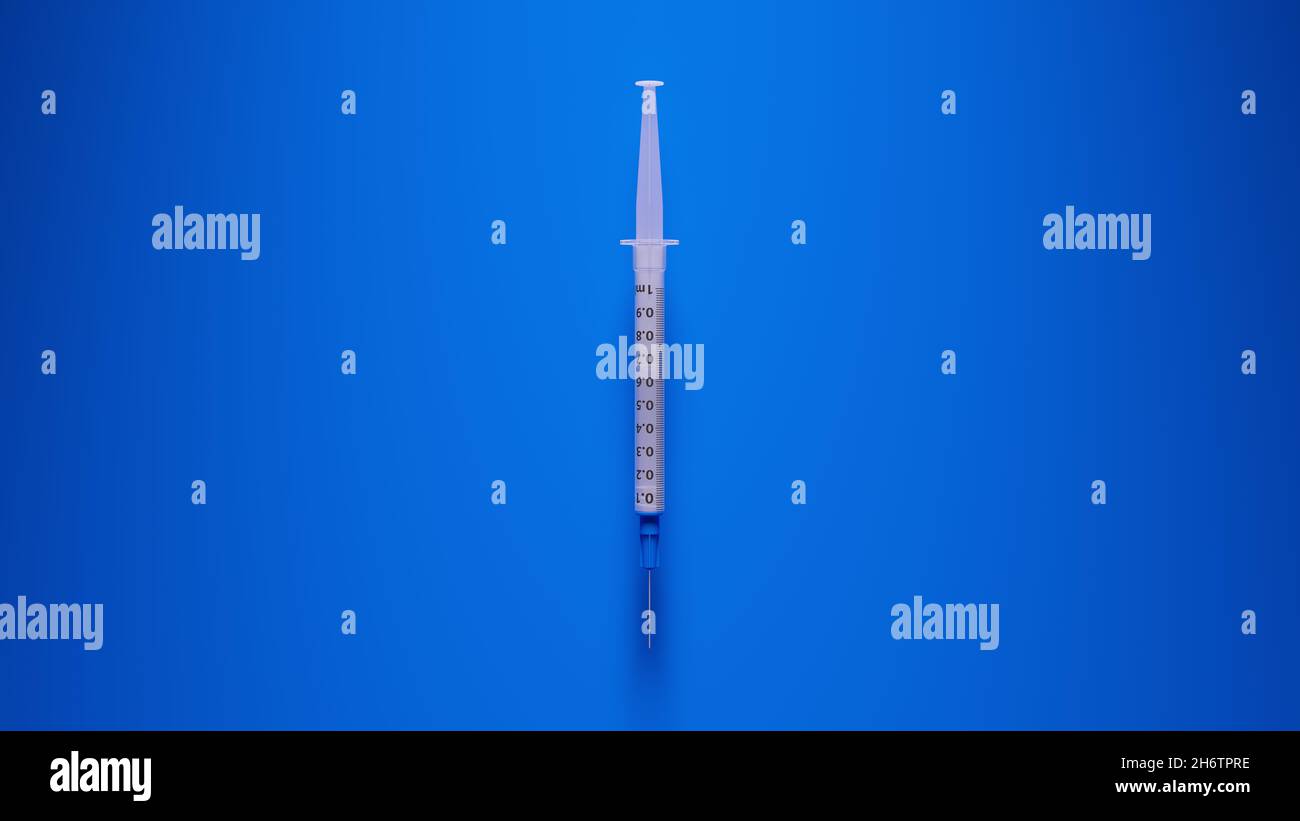 Blue Syringe Medicine Needle Vaccination Injection Drug Medical Health ...
