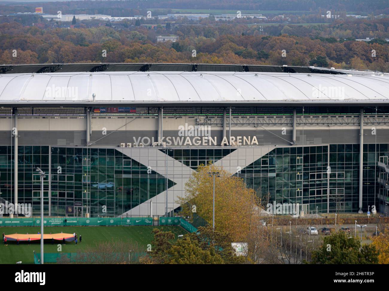 Football soccer landscape landscape overview hi-res stock photography ...