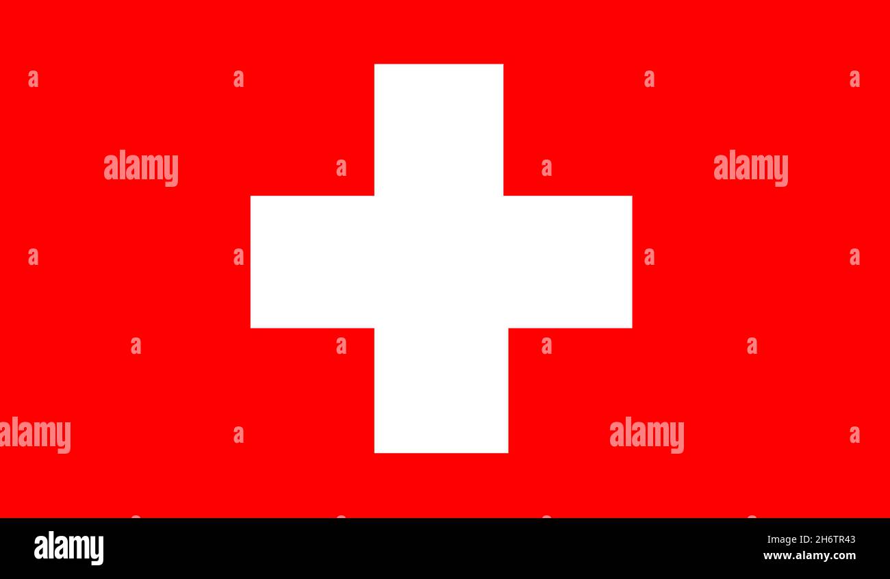 Fahne von Schweiz Stock Photo - Alamy