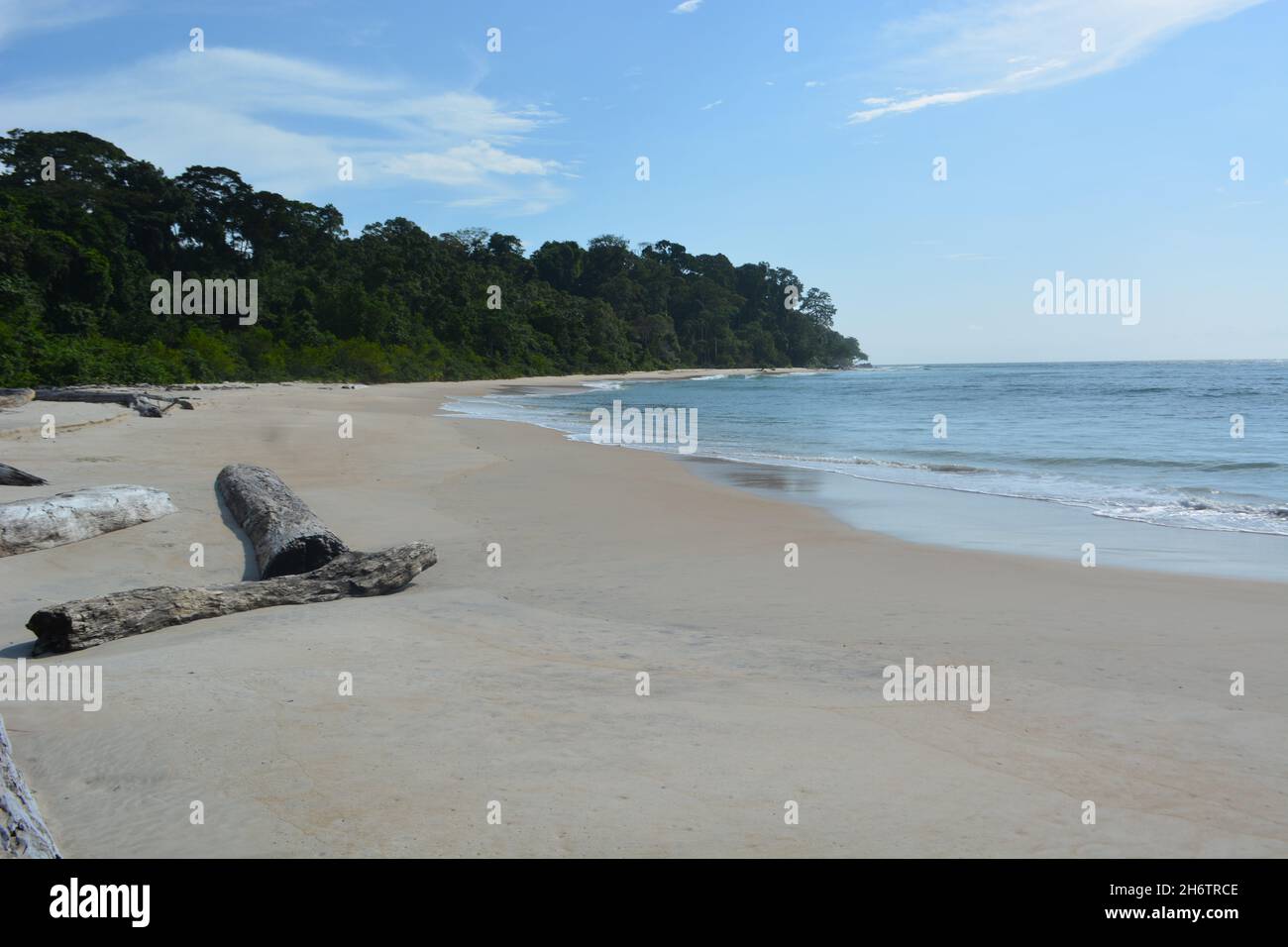 Beach, Gabon, Atlantic coast, Central Africa Stock Photo - Alamy