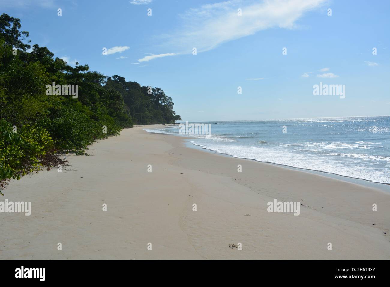 Beach, Gabon, Atlantic coast, Central Africa Stock Photo - Alamy