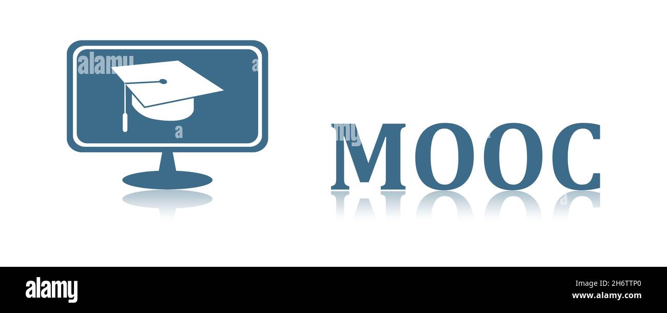 Illustration of a mooc concept Stock Photo - Alamy