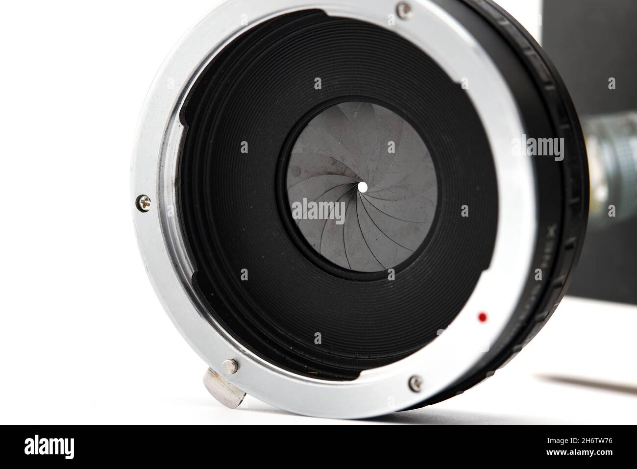 Additional aperture for a photo lens. Photography of Circular Aperture ...