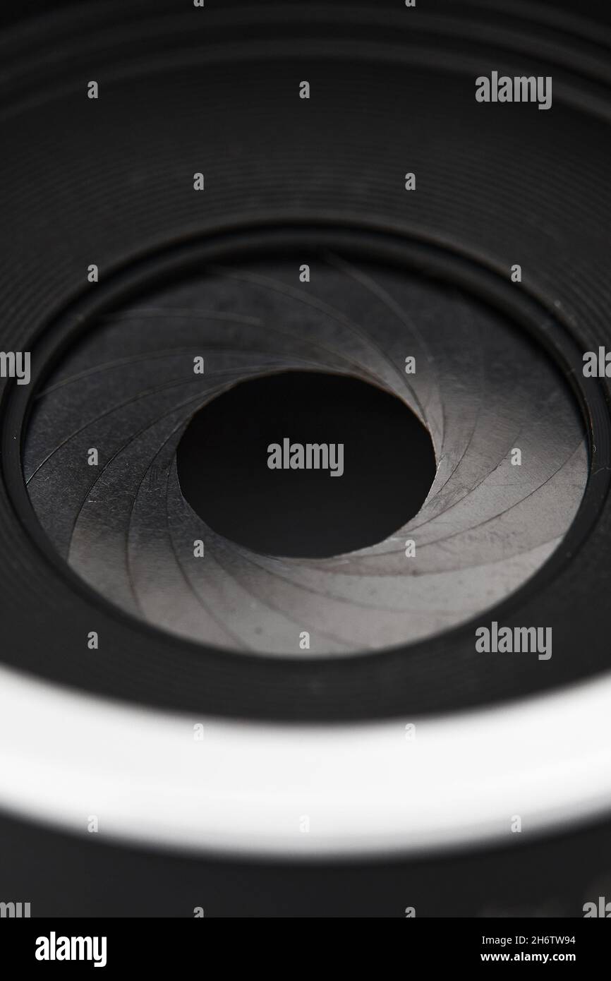 Additional aperture for a photo lens. Photography of Circular Aperture ...