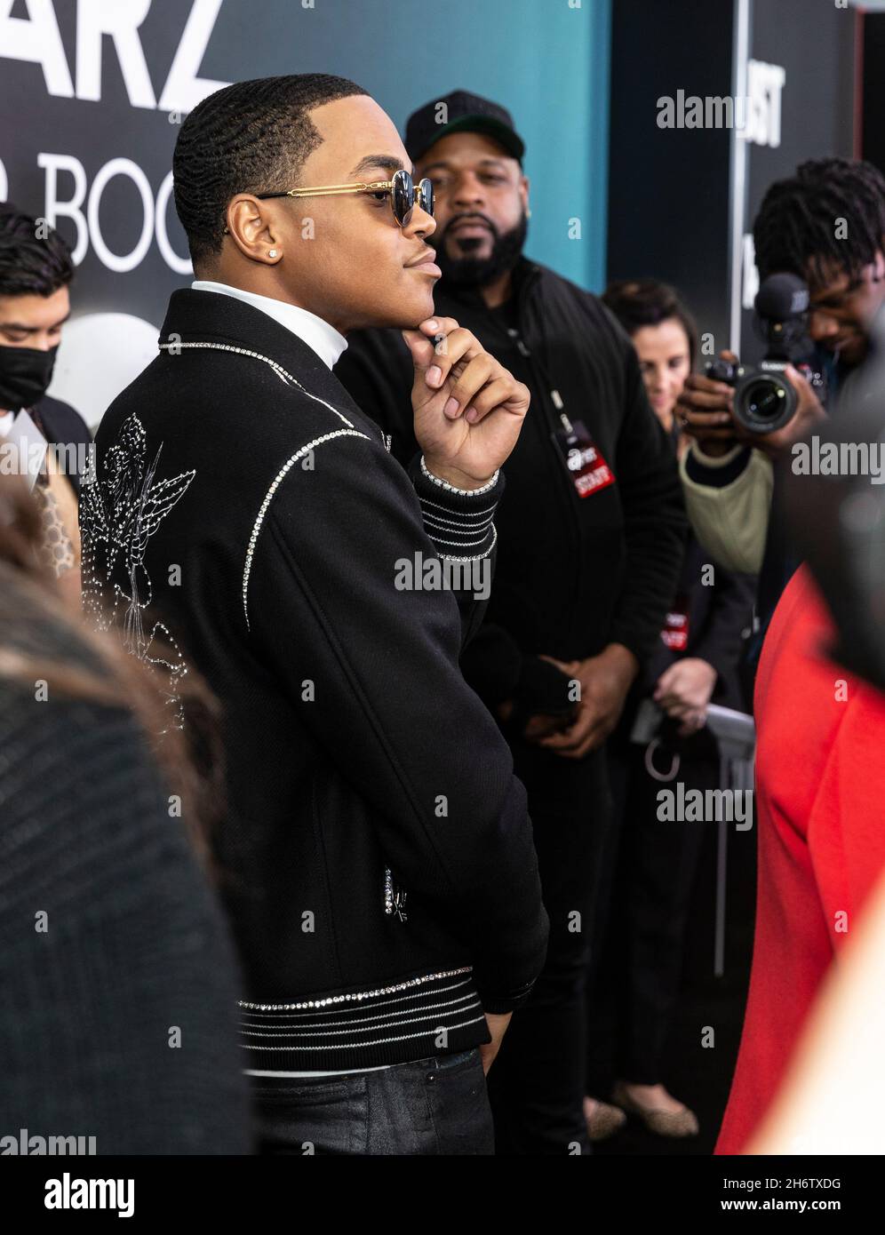 New York, NY - November 17, 2021: Michael Rainey Jr attends premiere of ...