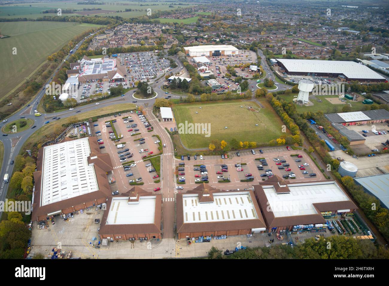 Retail Development anchored by B&Q in Huntingdon, and surrounding area ...