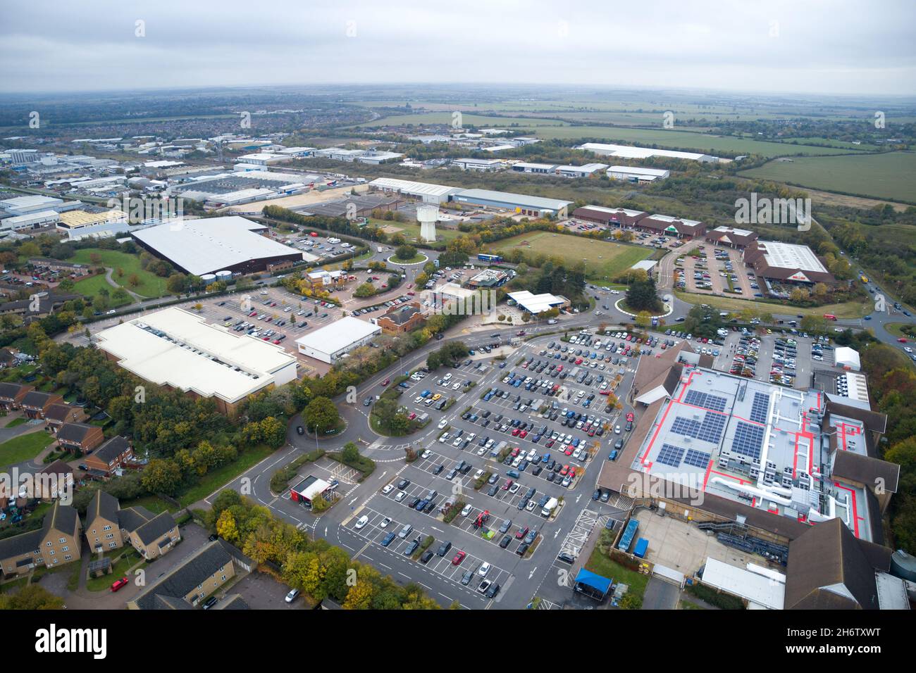 Retail Development anchored by B&Q in Huntingdon, and surrounding area ...