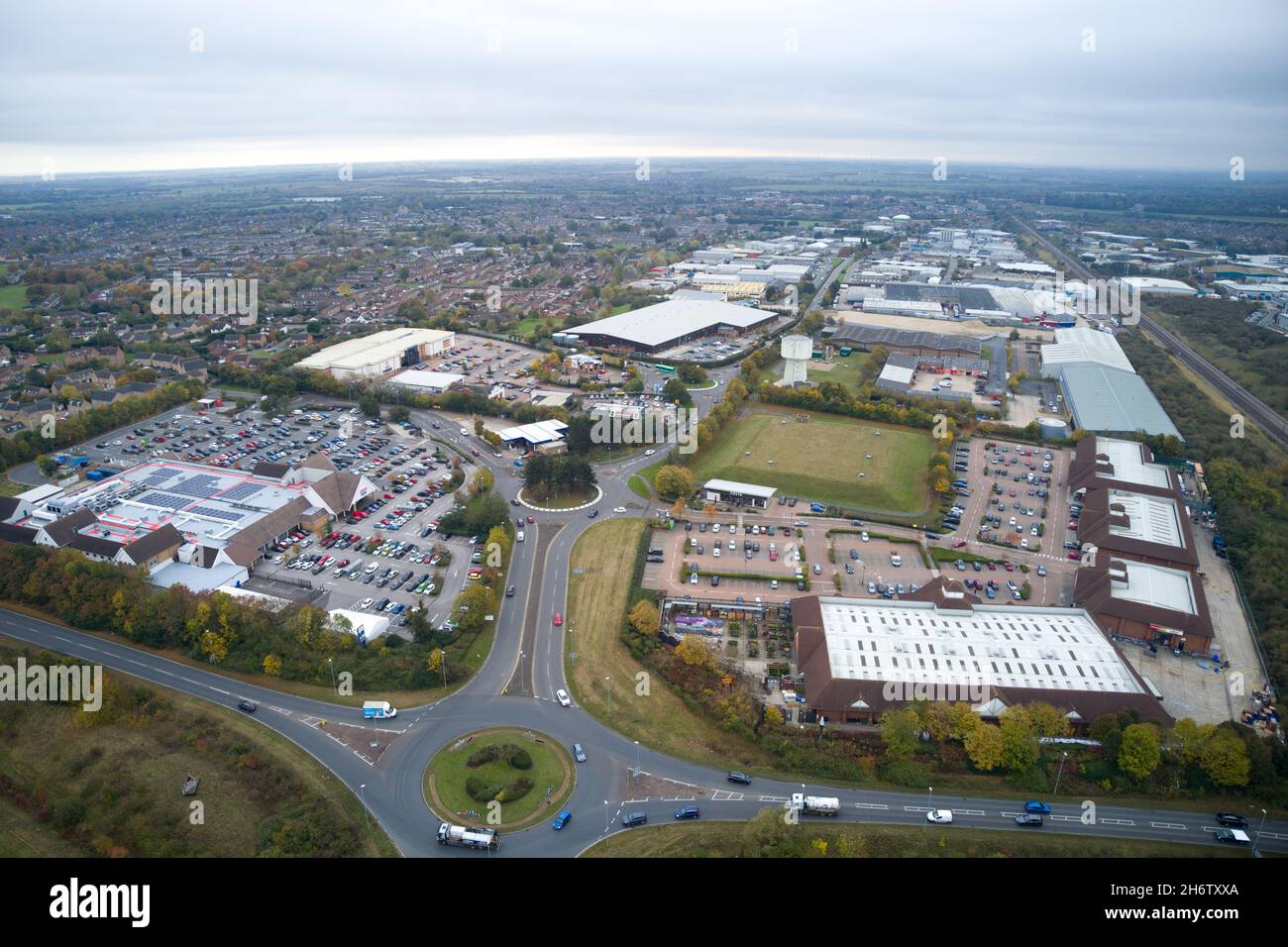 Retail Development anchored by B&Q in Huntingdon, and surrounding area ...
