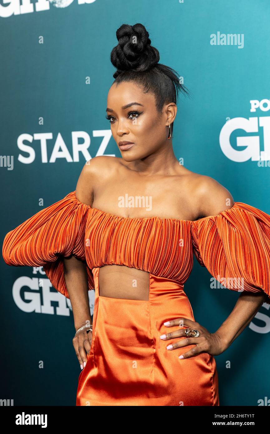 New York, NY - November 17, 2021: LaToya Tonodeo wearing dress by ...