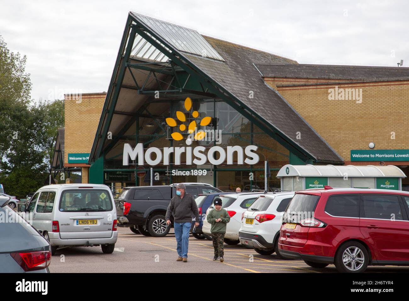 Morrisons Superstore, Lowestoft Stock Photo - Alamy