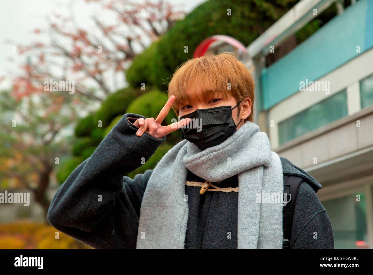 YUKU (DKB), Nov 18, 2021 : YUKU of South Korean boy group DKB under Brave Entertainment, poses ...