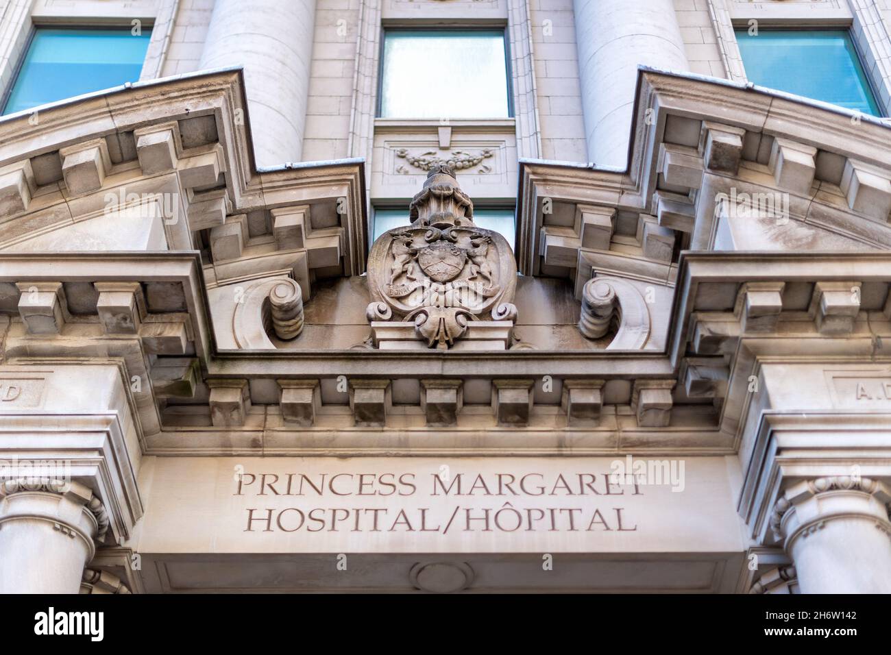 Entrance to the Princess Margaret Hospital which is located in the ...
