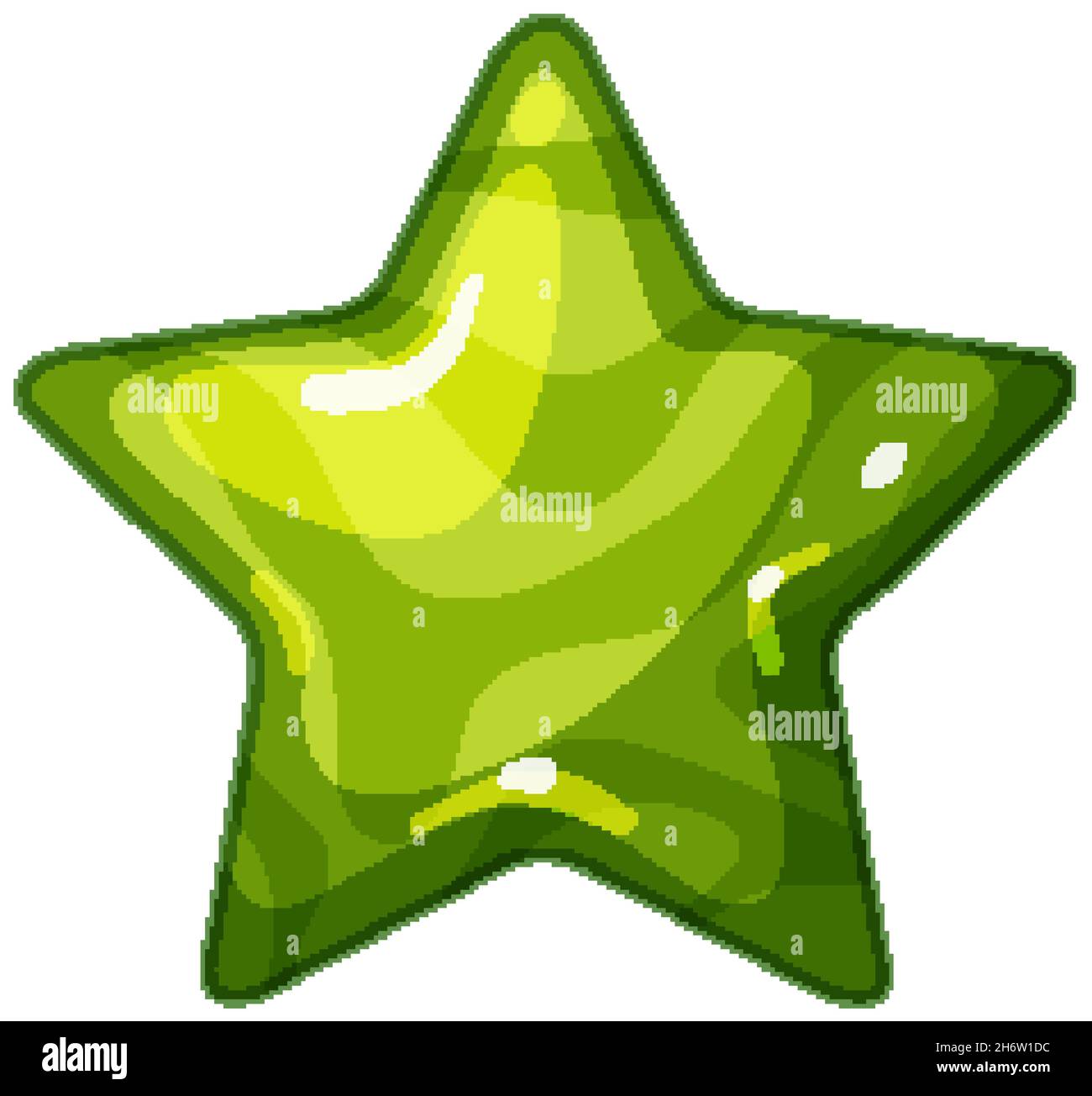 Green Stars Clip Art
