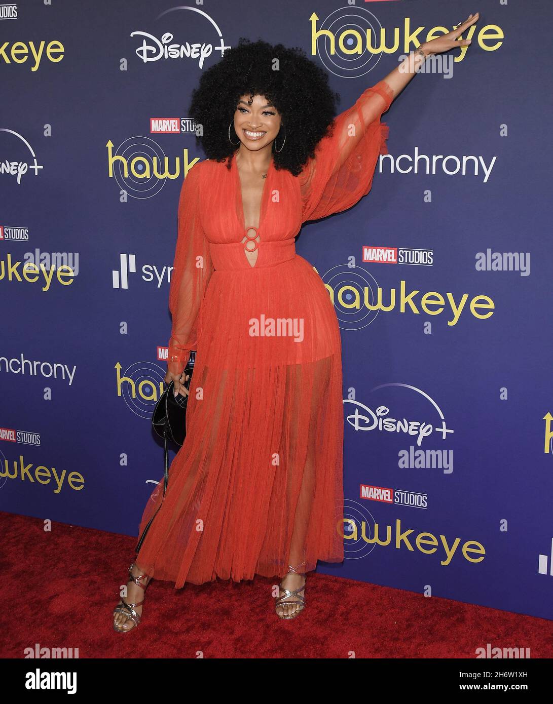 Los Angeles, USA. 17th Nov, 2021. Bri Hall arrives at the Marvel ...