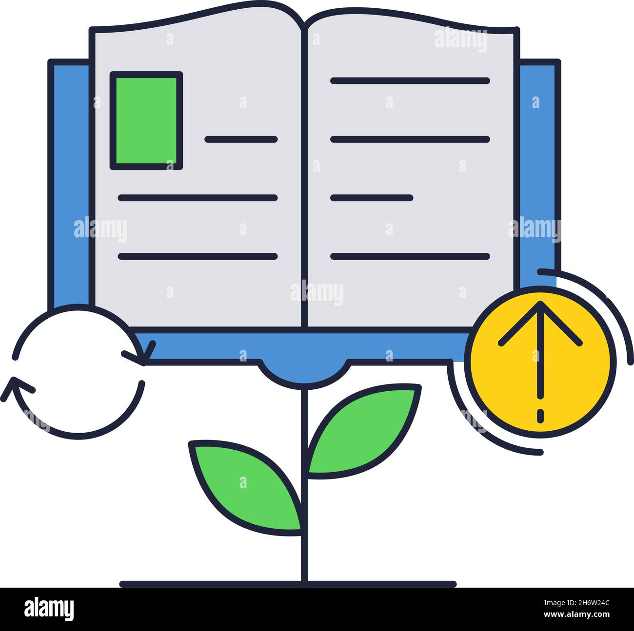 Knowledge growth icon prof education online vector Stock Vector Image ...