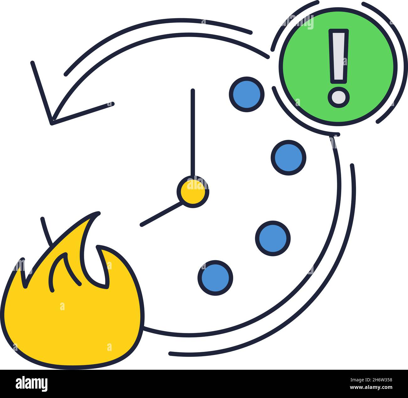 Short delay Stock Vector Images - Alamy