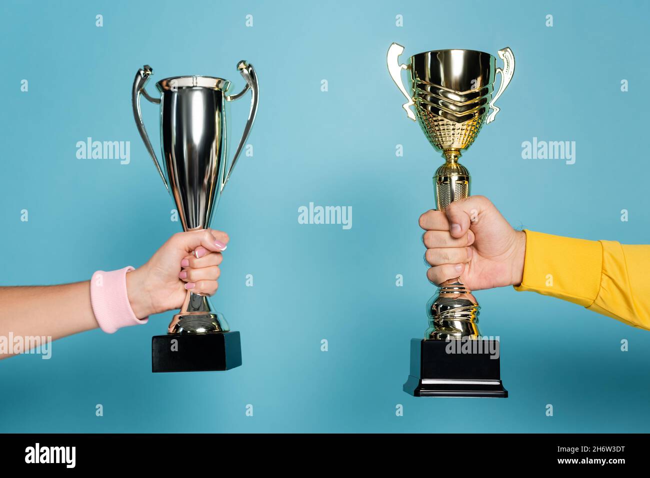 Silver trophies hi-res stock photography and images - Alamy