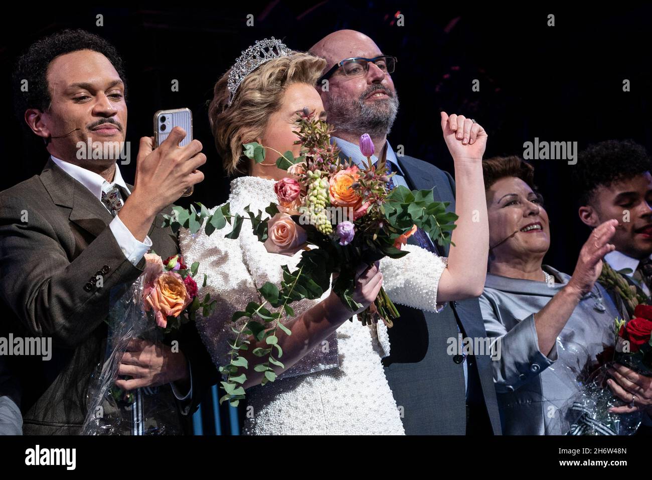 New York, US, November 17, 2021. Jeanna de Waal and Christopher Ashley ...