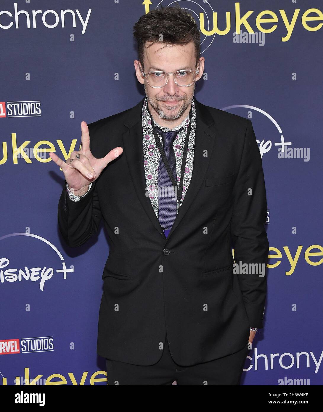 Matt Fraction arrives at the Marvel Studios' HAWKEYE Los Angeles ...