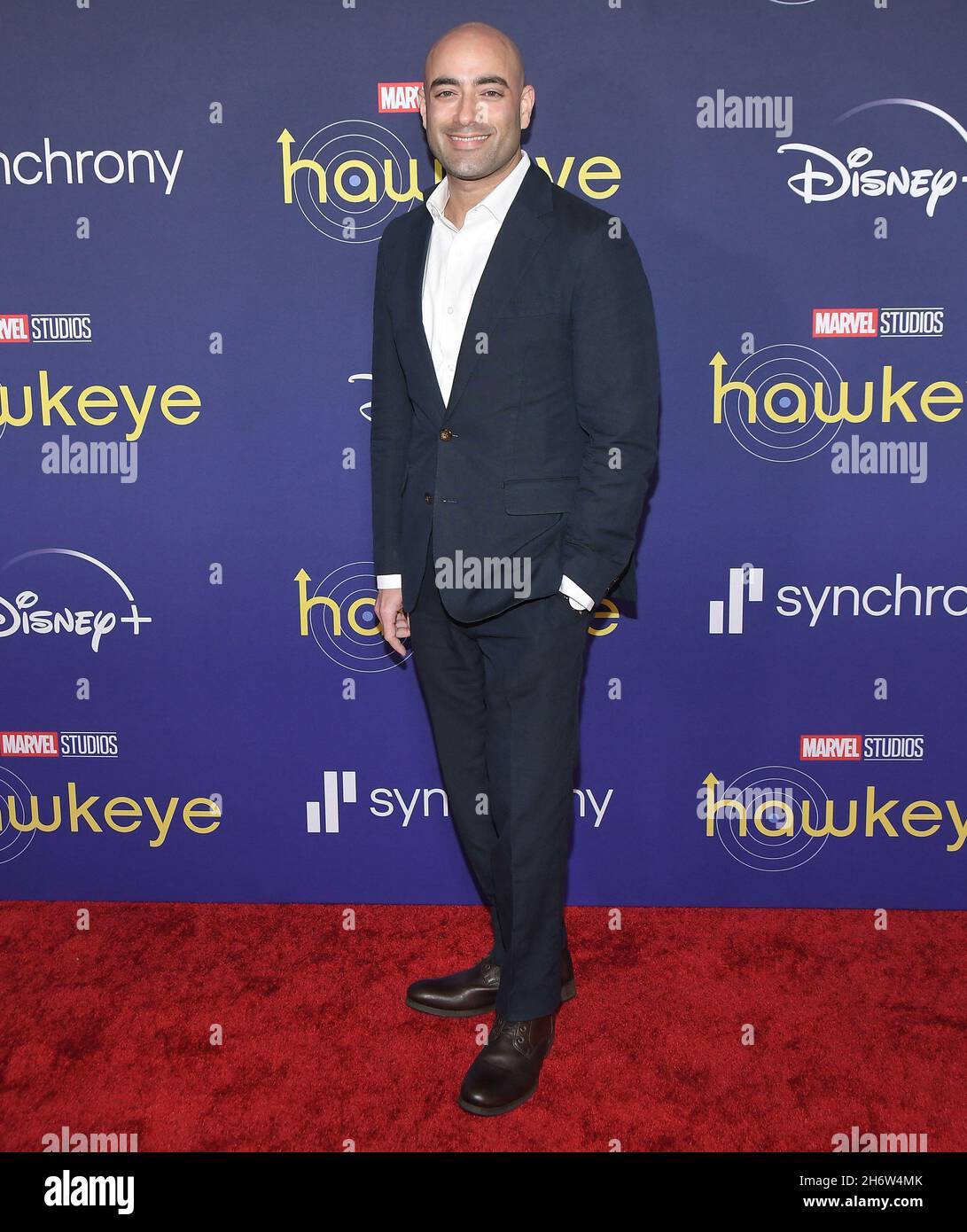 Los Angeles, USA. 17th Nov, 2021. Jonathan Igla arrives at the Marvel ...