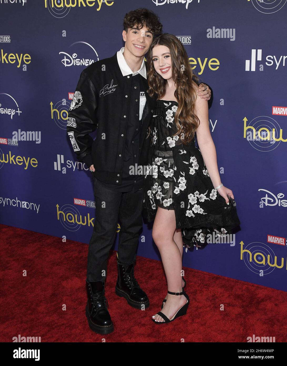 Los Angeles, USA. 17th Nov, 2021. (L-R) Nick Bencivengo and Symonne ...