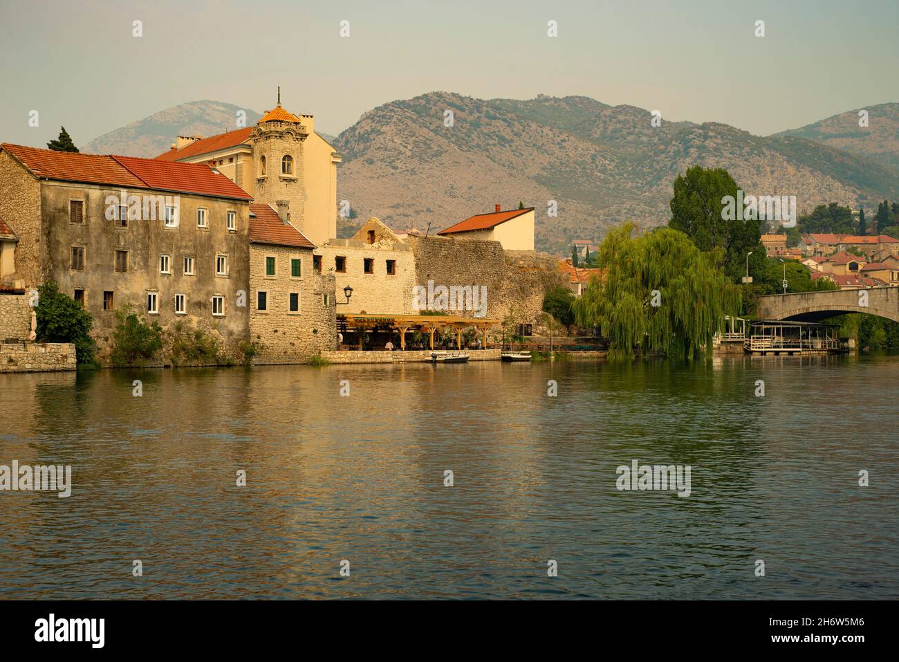 View of Trebinje and Trebisnjica river, Bosnia and Hercegovina Stock ...