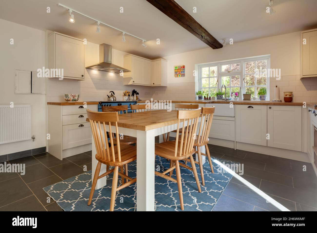 Wixoe, England - September 26 2019: typical small country farmhouse ...