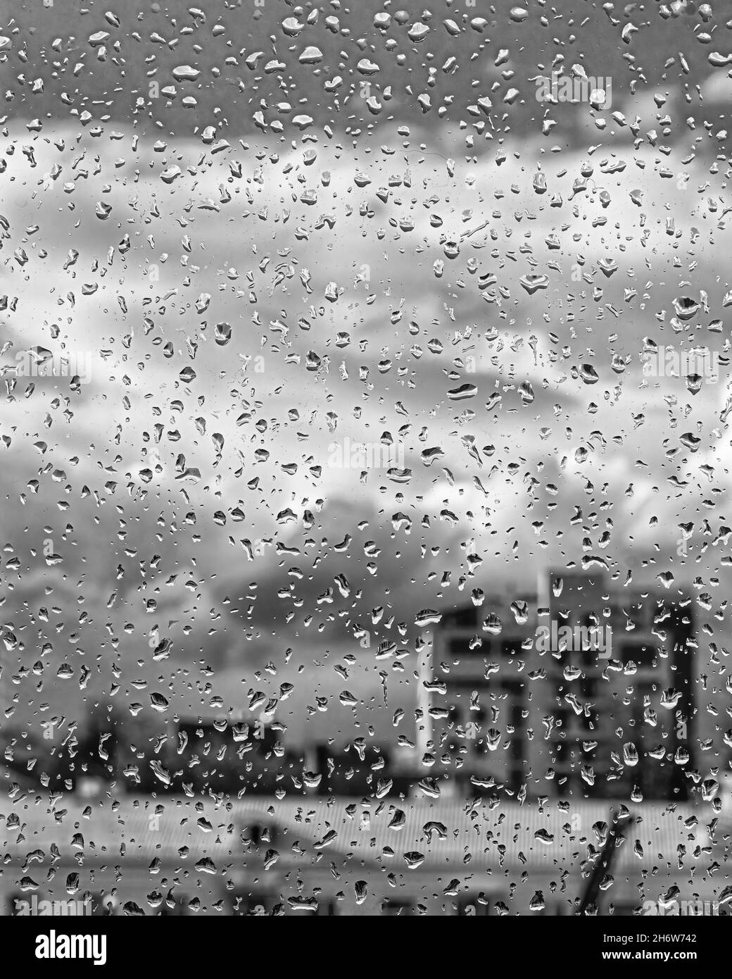 Rain Grey Background