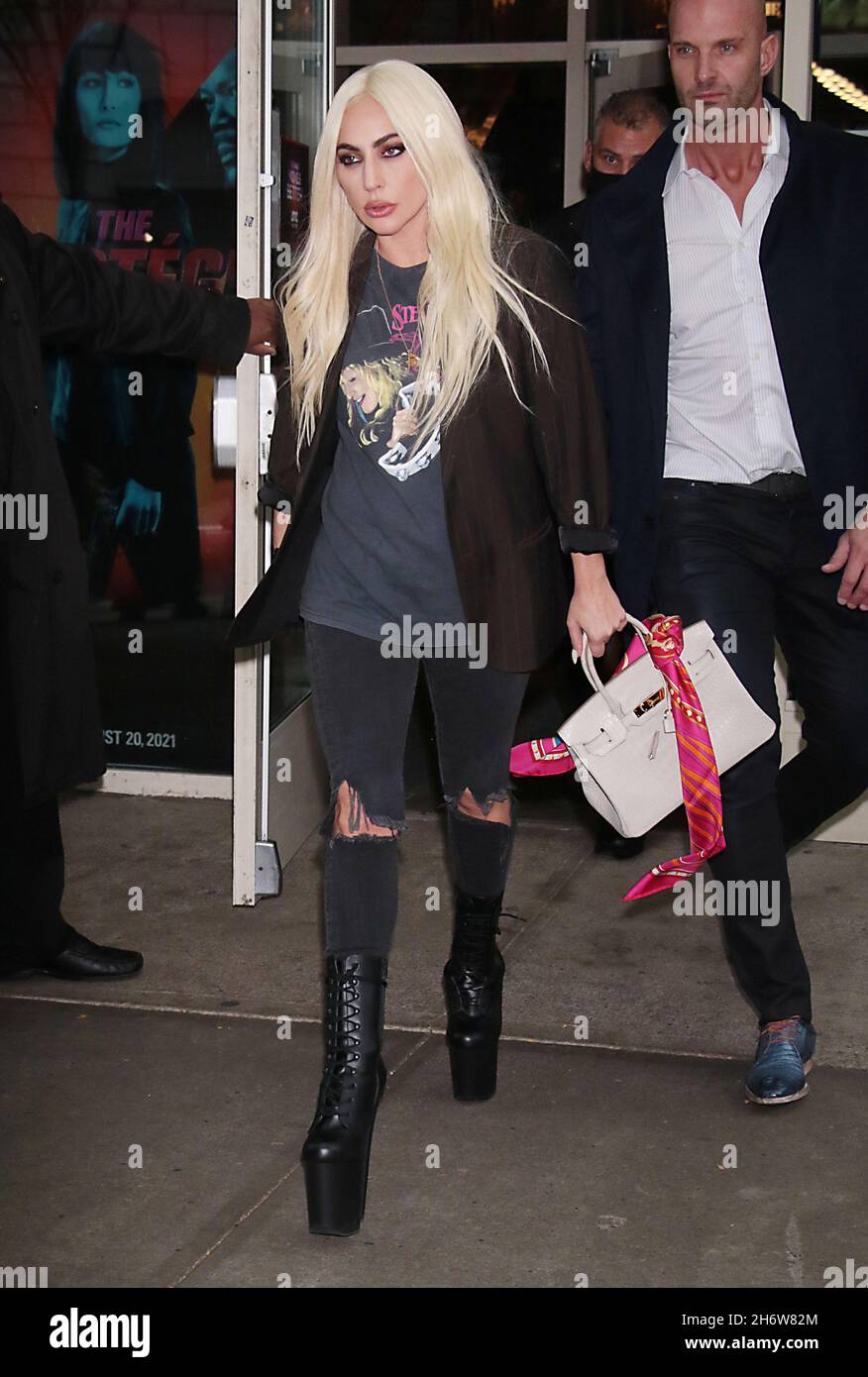 New York, NY, USA. 17th Nov, 2021. Lady Gaga at the House of Gucci ...