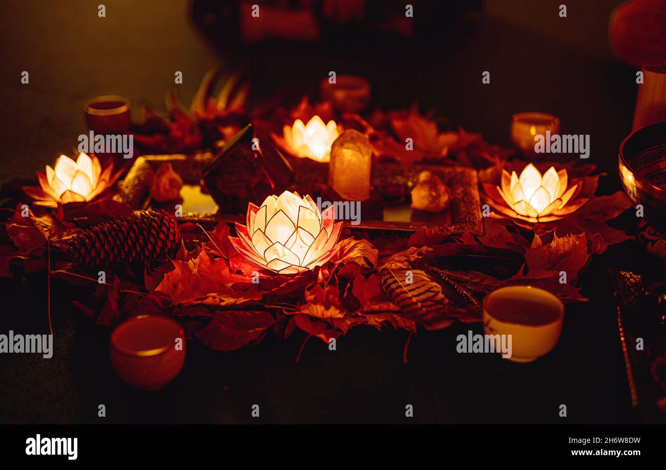 Cacao ceremony heart opening ritual hi-res stock photography and images ...