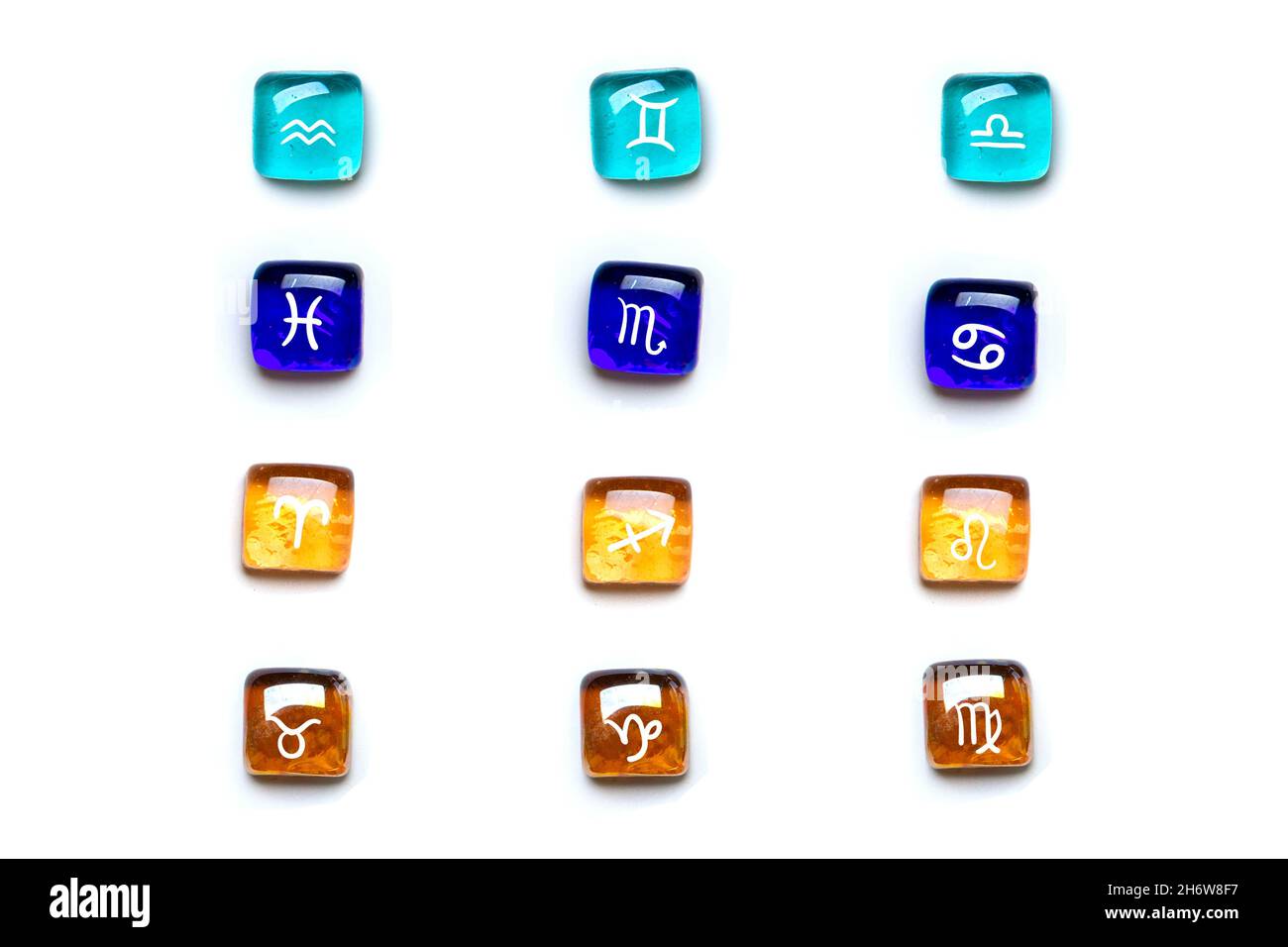 twelve signs of zodiac Three signs correspond to each element: Fire ...