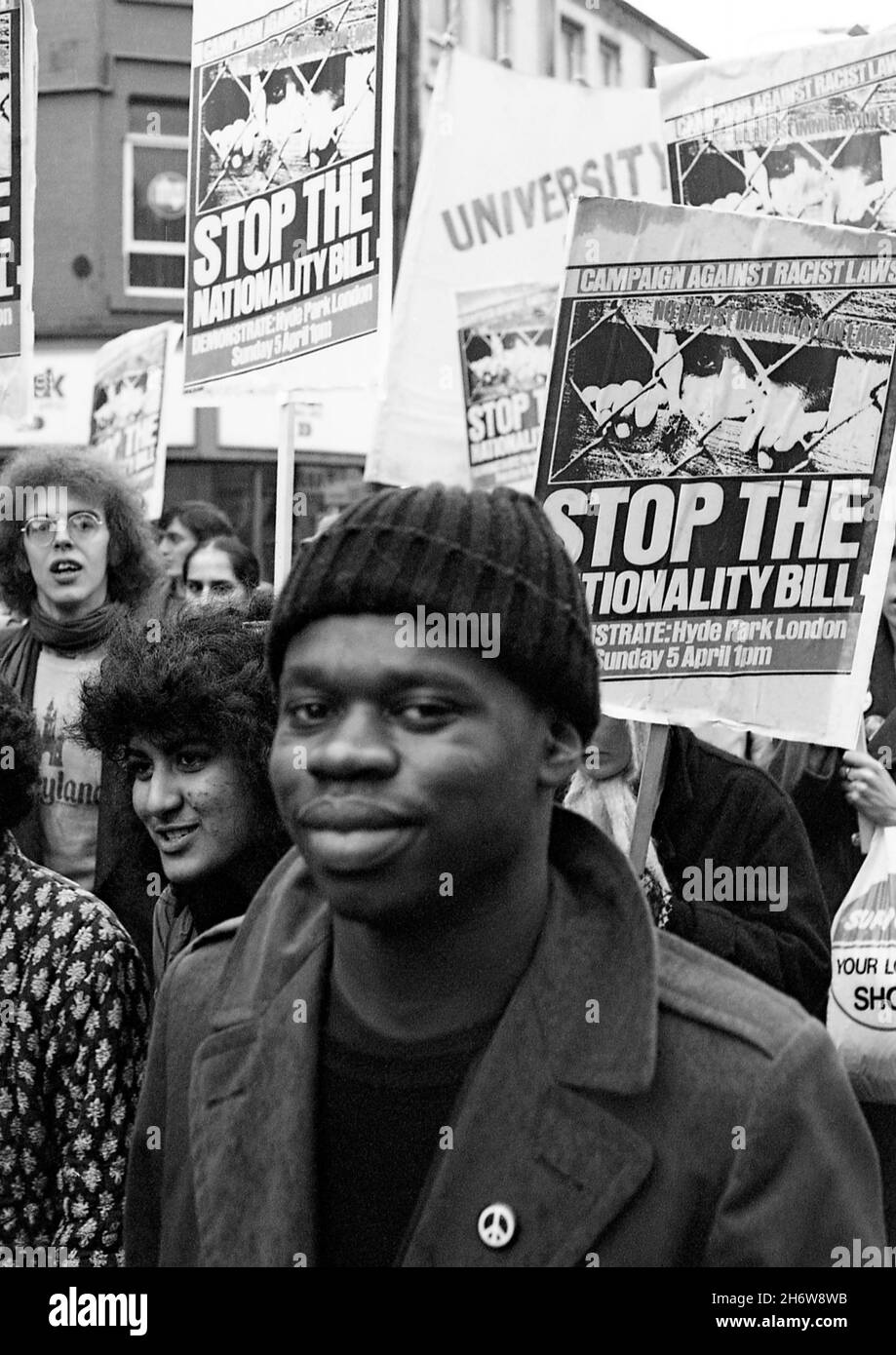 1980s protest uk Black and White Stock Photos & Images - Alamy