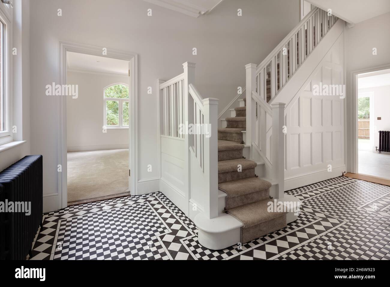 Wratting, England - August 19 2019: Stunning grand reception hall ...