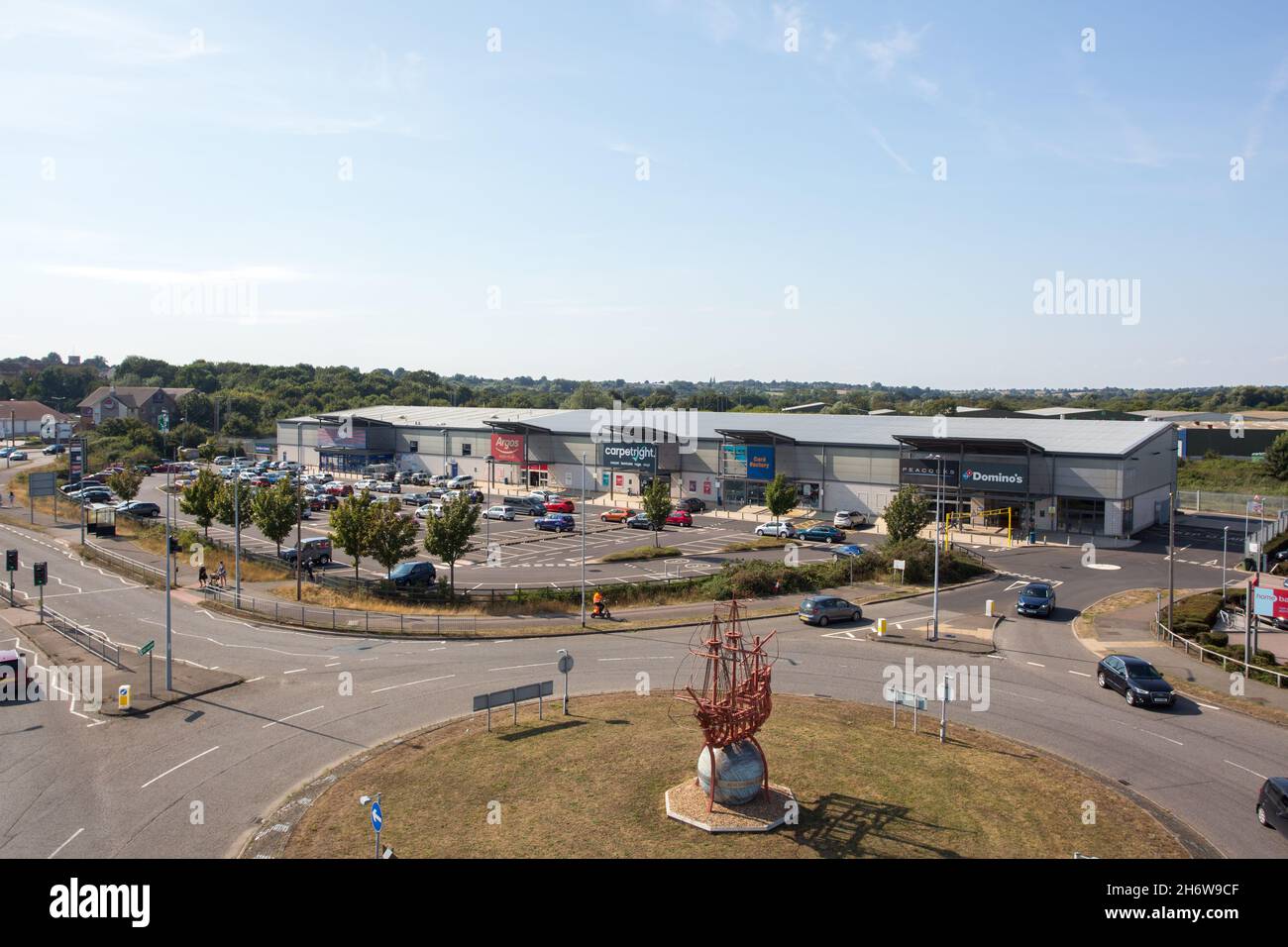 Harwich Gateway Retail Park, Harwich Stock Photo - Alamy