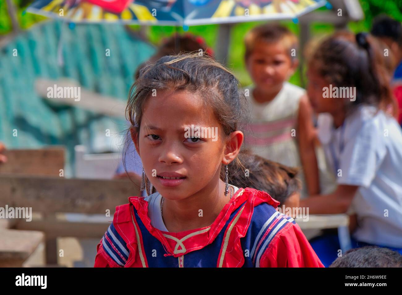 The village is in the middle of the jungle the population is under ...