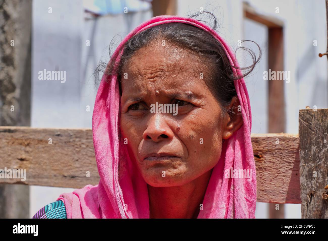 The village is in the middle of the jungle the population is under ...