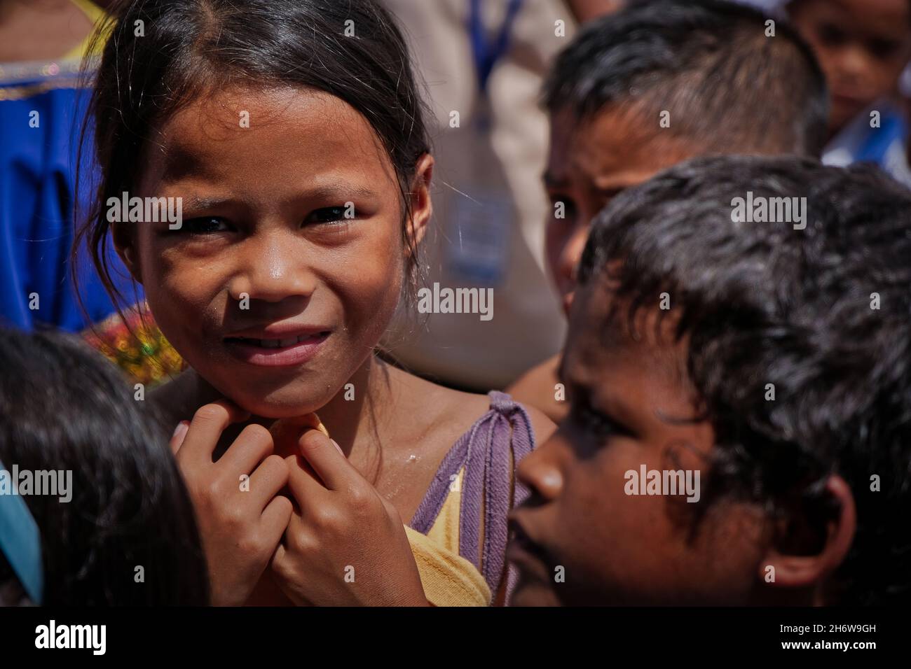 The village is in the middle of the jungle the population is under ...