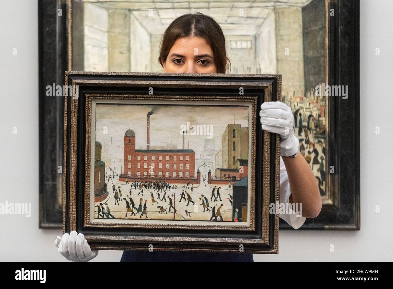 Mill scene lowry hi-res stock photography and images - Alamy