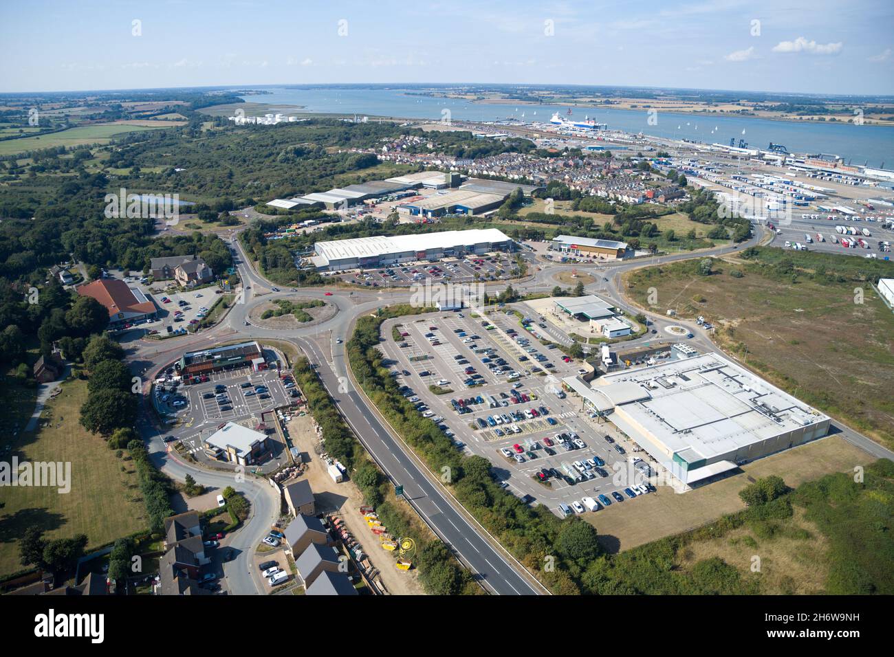 Harwich aerial hi-res stock photography and images - Alamy