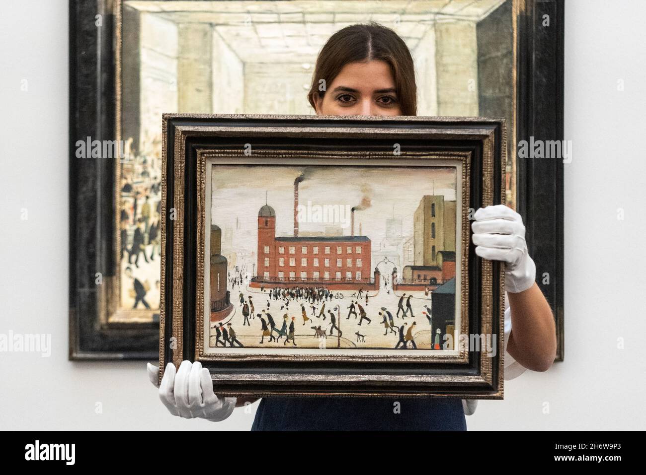 Mill scene lowry hi-res stock photography and images - Alamy