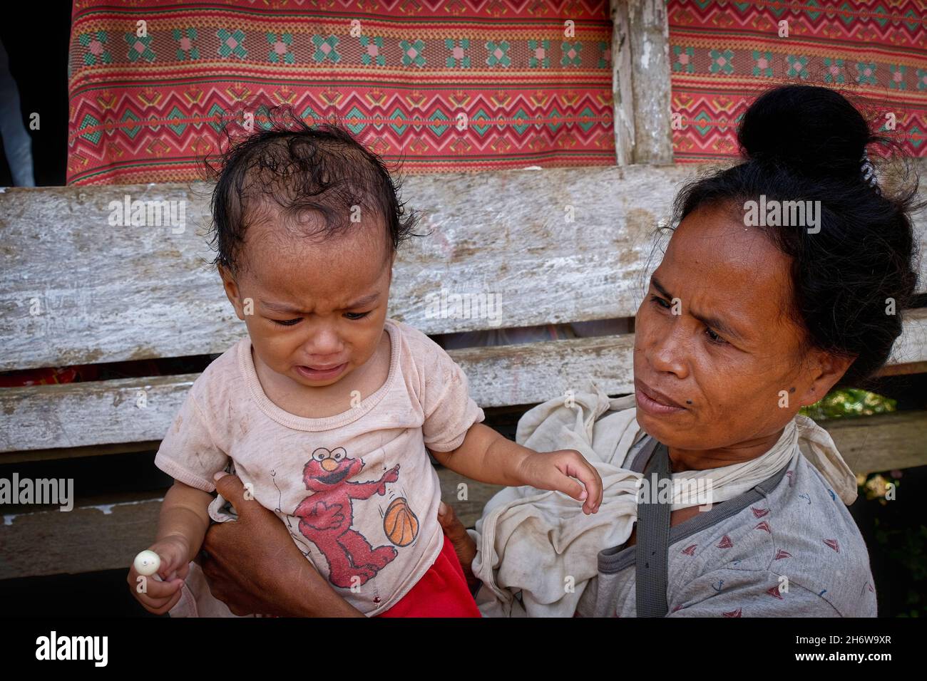 The village is in the middle of the jungle the population is under ...