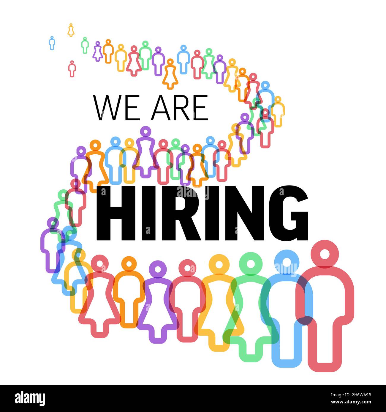 Join the queue Stock Vector Images - Alamy