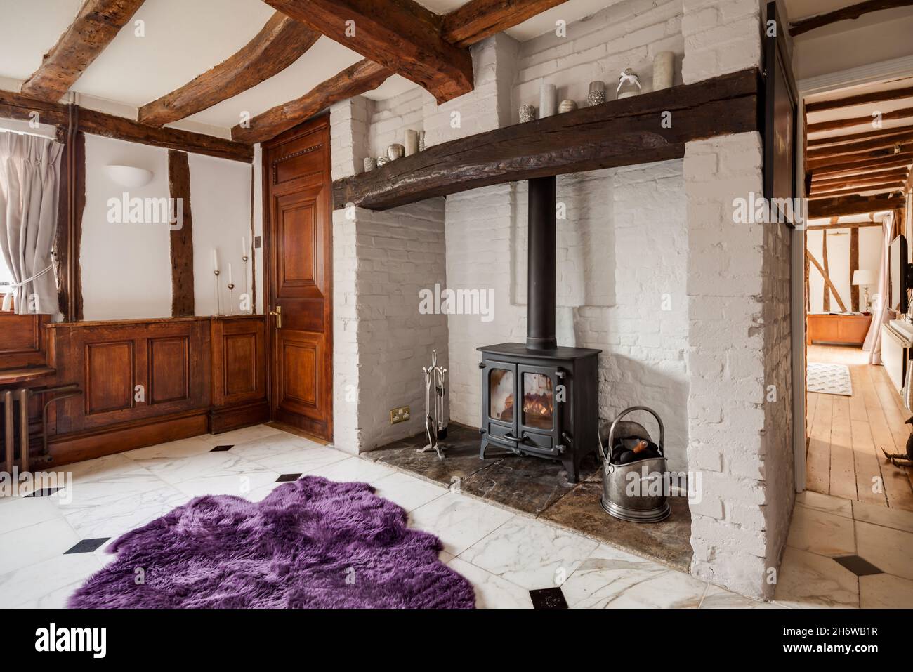 Inglenook fireplace hi-res stock photography and images - Alamy