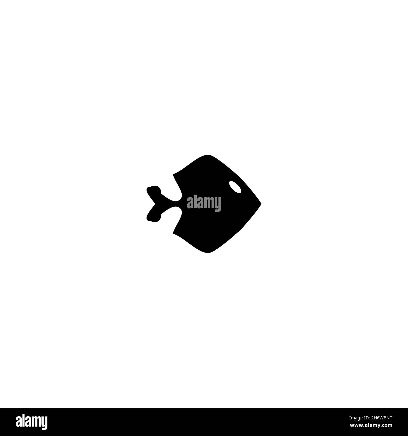 Simple fish outline clip art hi-res stock photography and images - Alamy