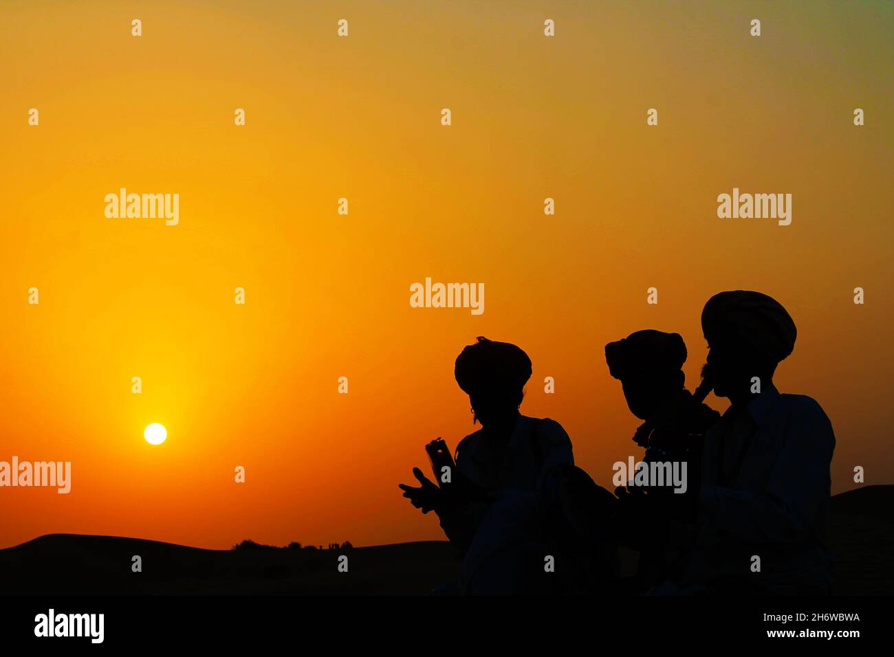 Local Singers singing in the Thar desert in India Stock Photo - Alamy