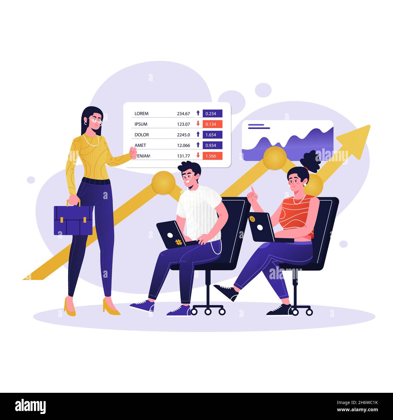 Risk analysis concept vector hi-res stock photography and images - Alamy