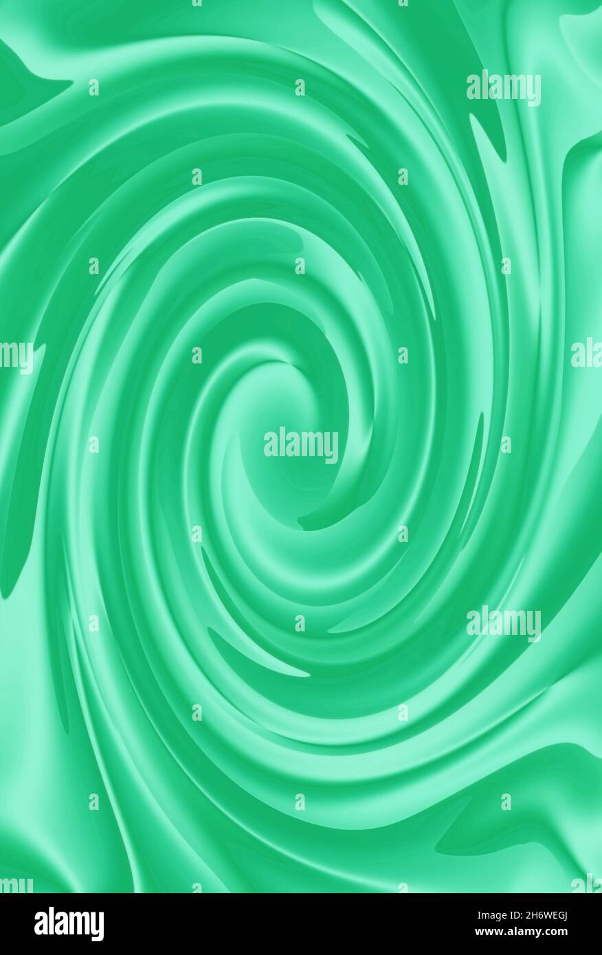 Illustration of gradient sea foam green abstract spiral shape Stock ...