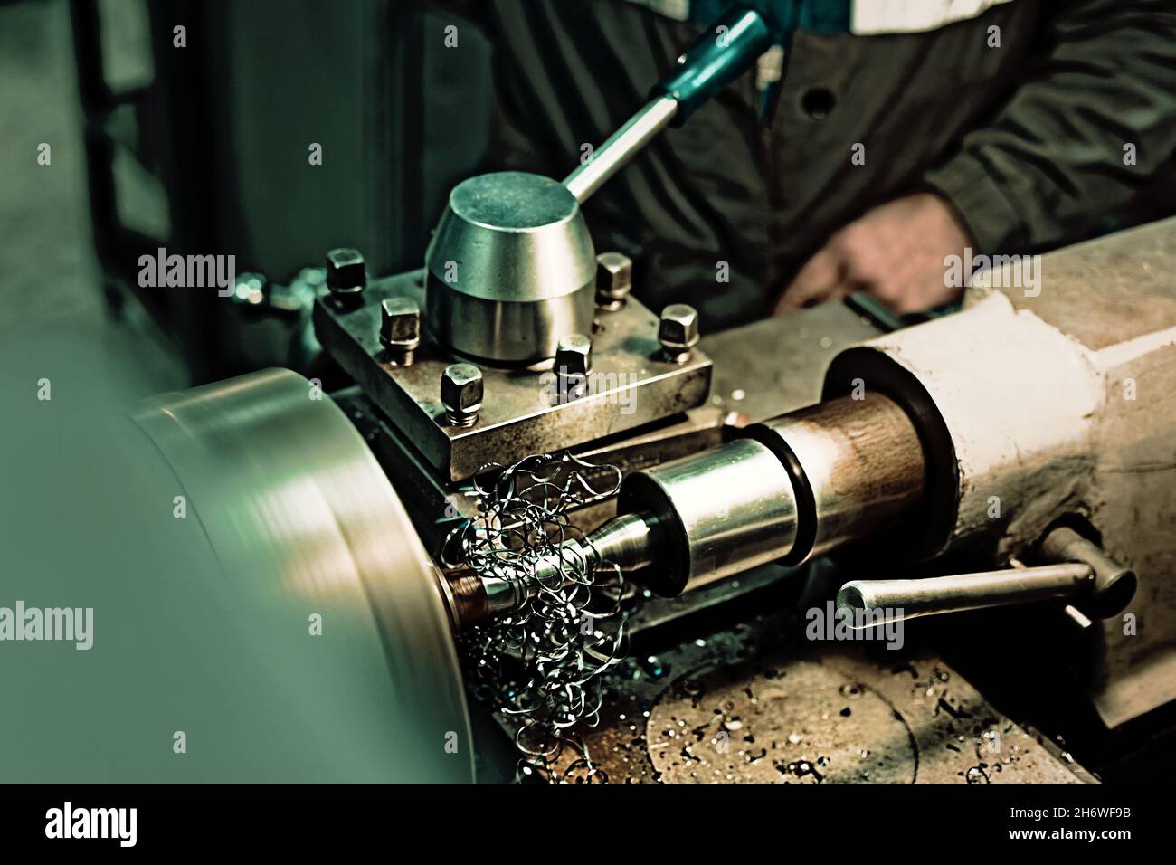 Turning and boring lathe hi-res stock photography and images - Alamy