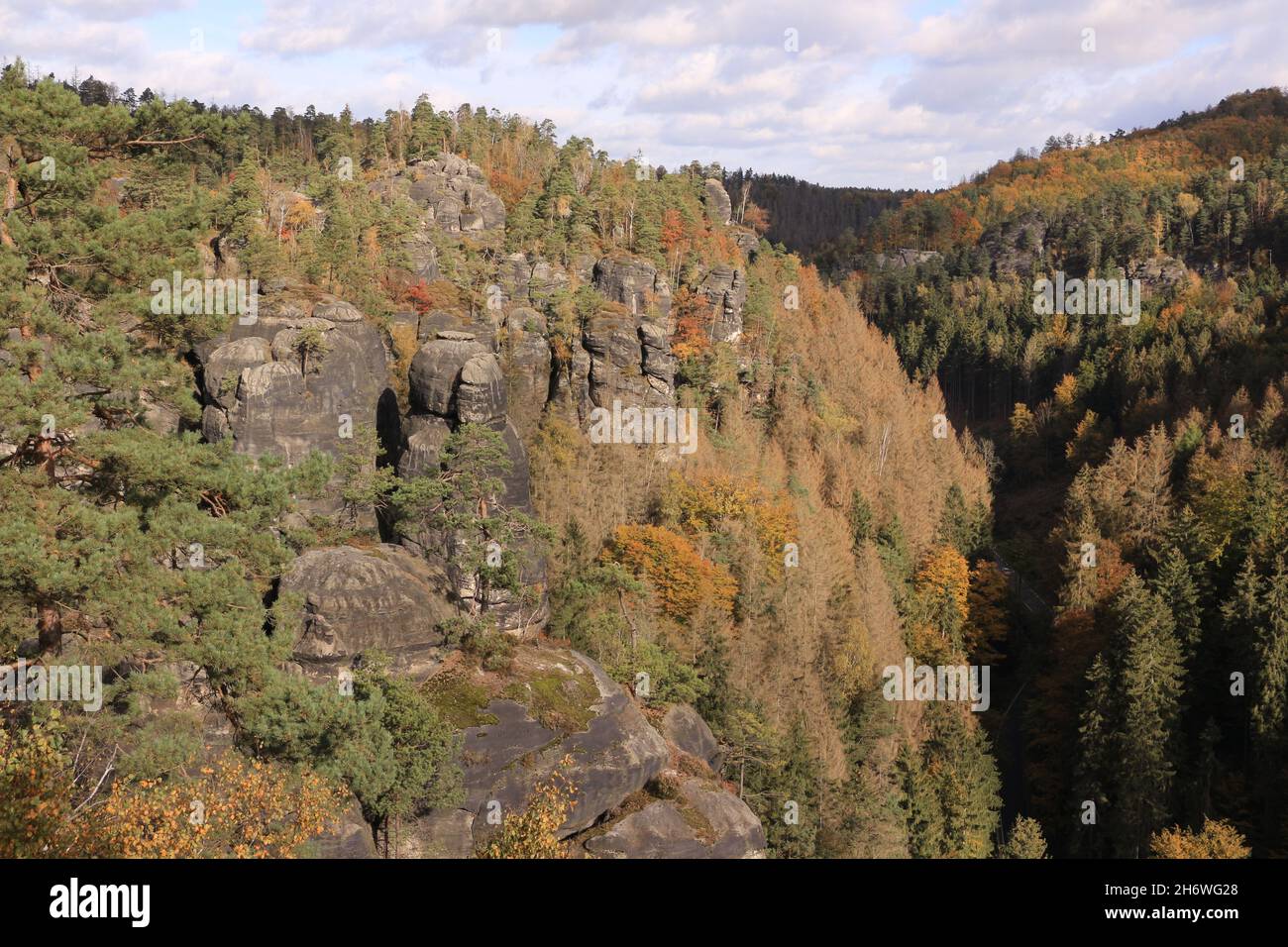 Impressionen aus Hohnstein in der Sächsischen Schweiz Stock Photo - Alamy